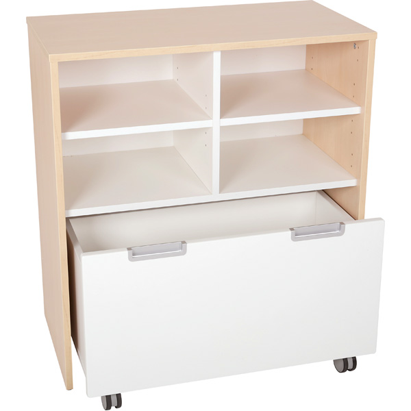 Quadro ombouw esdoorn - wit, rolbak optioneel | Tangara groothandel ...