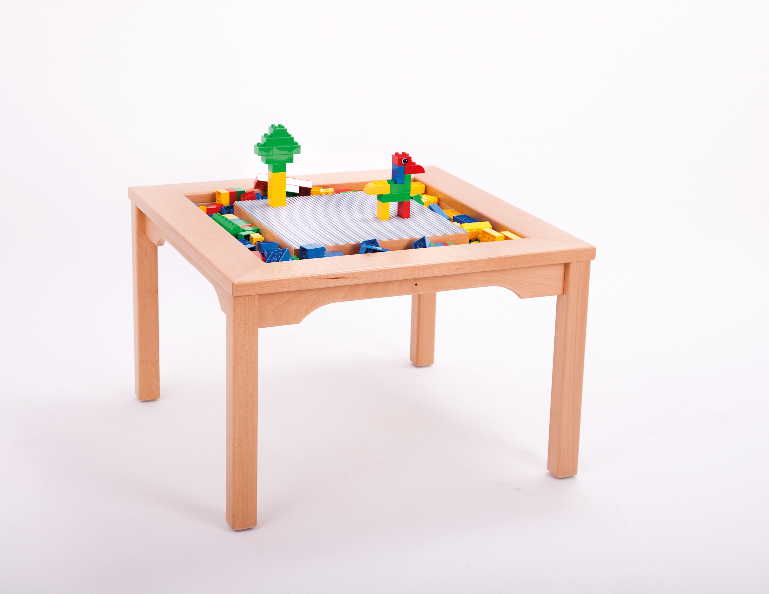 Houten blokken: Speeltafel Lego inclusief Lego stenen | Tangara ...